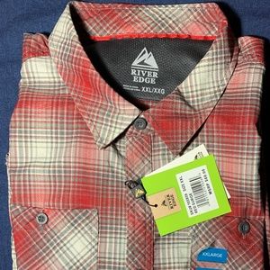 River Edge | Shirts | River Edge Mens Button Down Stretch Madras 2x ...